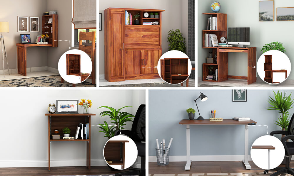 Best Space Saving Folding Study Table Design Ideas WoodenStreet Best Space Saving Folding Study Table Design Ideas WoodenStreet